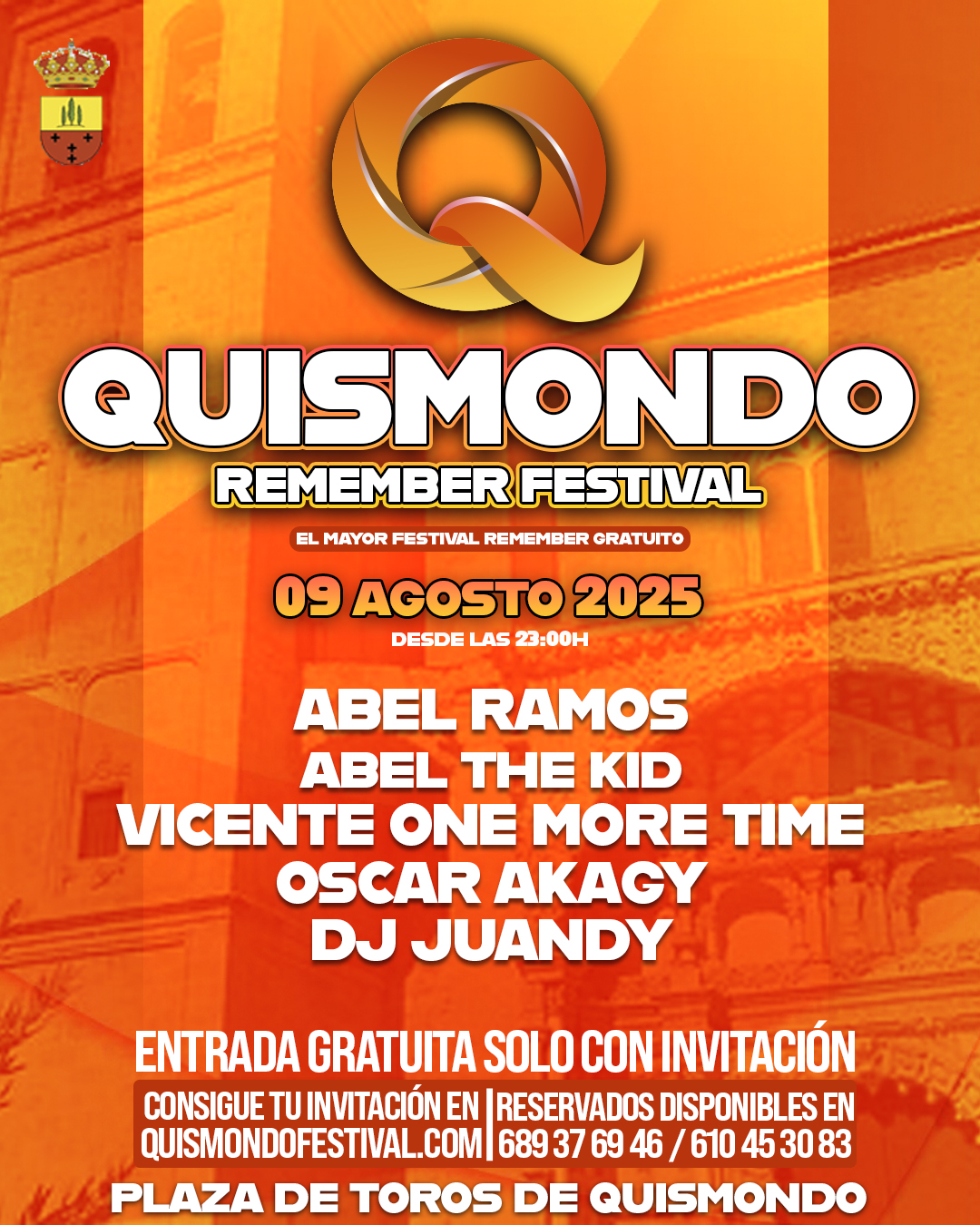 Quismondo Remember Festival 2025: el mayor festival gratuito de música remember llega a Toledo ...